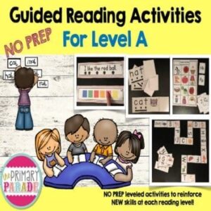 Guided Reading Level A Activities - The Primary Parade