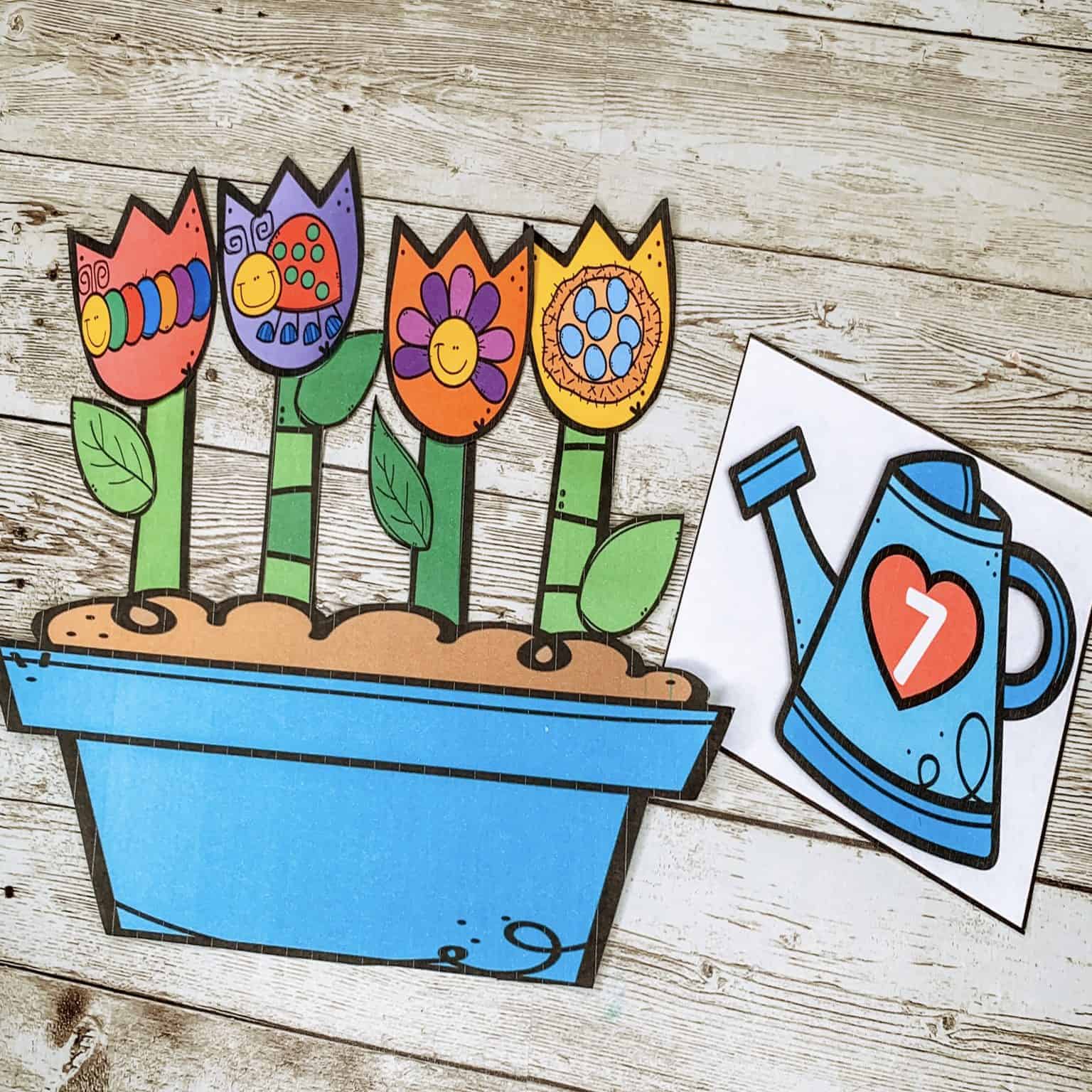 Flower Petal Counting Activity - The Primary Parade