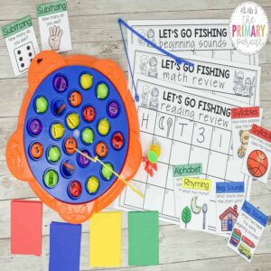 Let's Go Fishing Reading Review - The Primary Parade