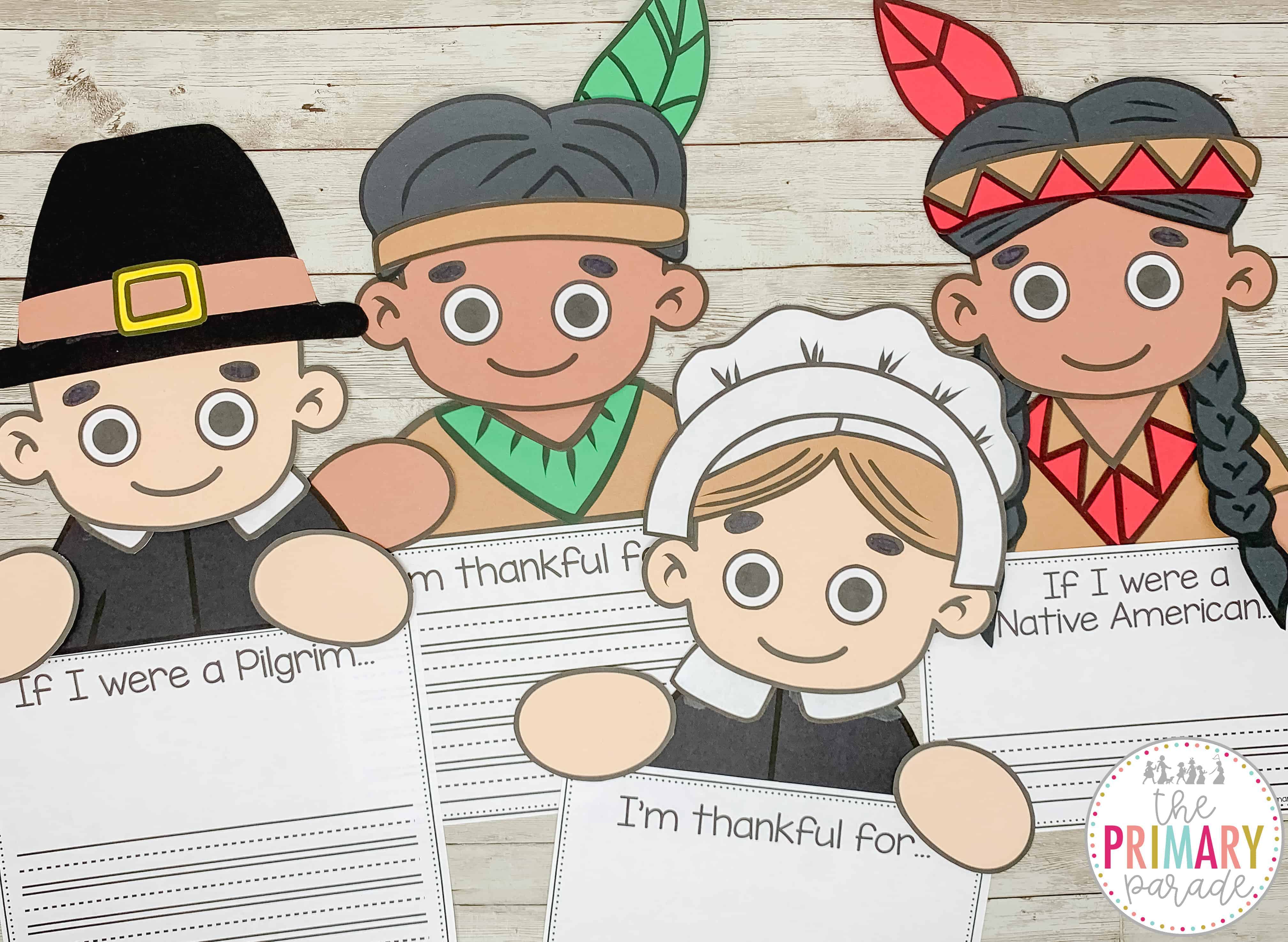 Free Thanksgiving Pilgrim Crafts for Preschoolers - The Primary Parade