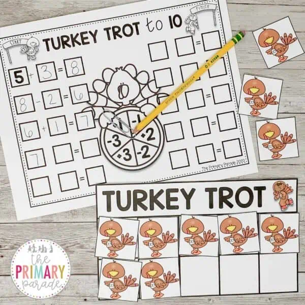 Thanksgiving Math Activities - The Primary Parade