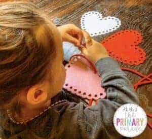 Valentine’s Day Fine Motor Activity for Preschoolers - The Primary Parade