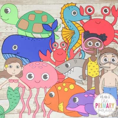 Ocean Theme Fine Motor Activities for Preschool and Kindergarten - The ...