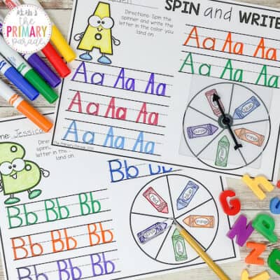 The Best Alphabet Printables and Activities - The Primary Parade