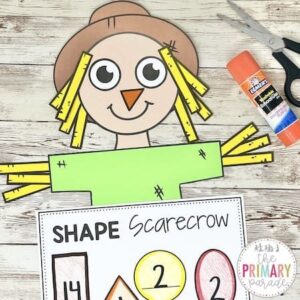 Free Printable Scarecrow Counting Activity for Kids - The Primary Parade