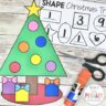 Easy Christmas Tree Shape Craft for Preschoolers - The Primary Parade