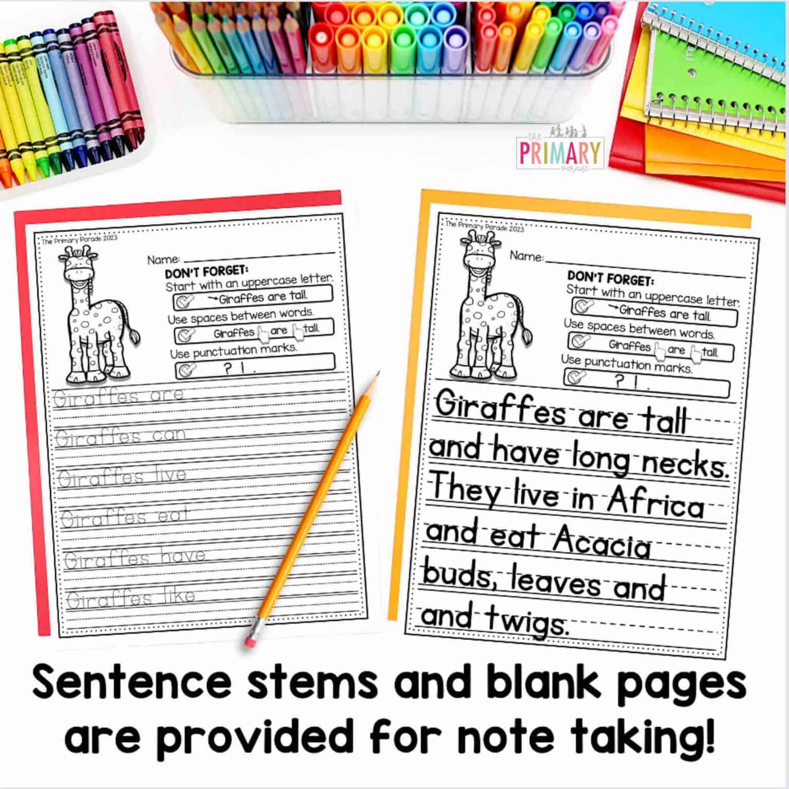 Informative Topic Writing: Kindergarten Animal Reports - The Primary Parade