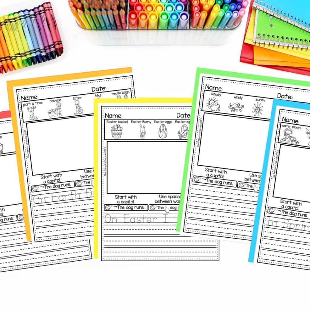 April writing prompts - The Primary Parade