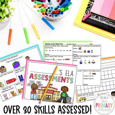 End of Year Kindergarten Skills Assessment - The Primary Parade