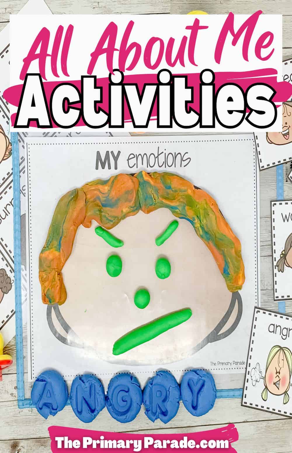 All About Me Worksheet Activities for Kindergarten