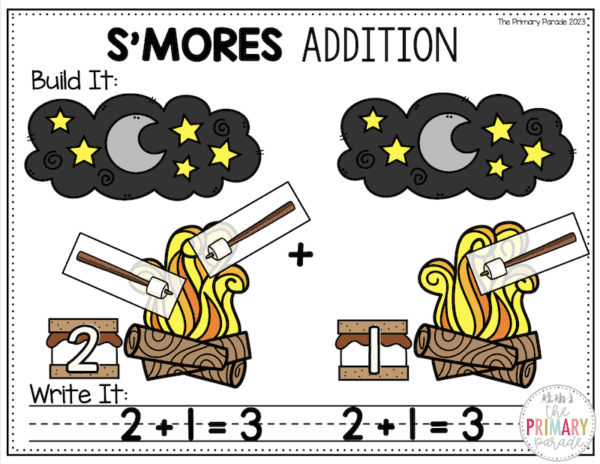 Printable Camping Worksheets for Kindergarten