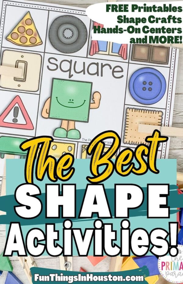 Shape Activities for Preschoolers to Do at Home - The Primary Parade