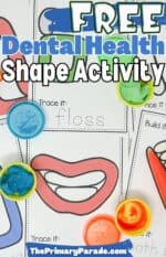 Fun Playdough Crafts for Dental Health Month (Free Printables) - The ...