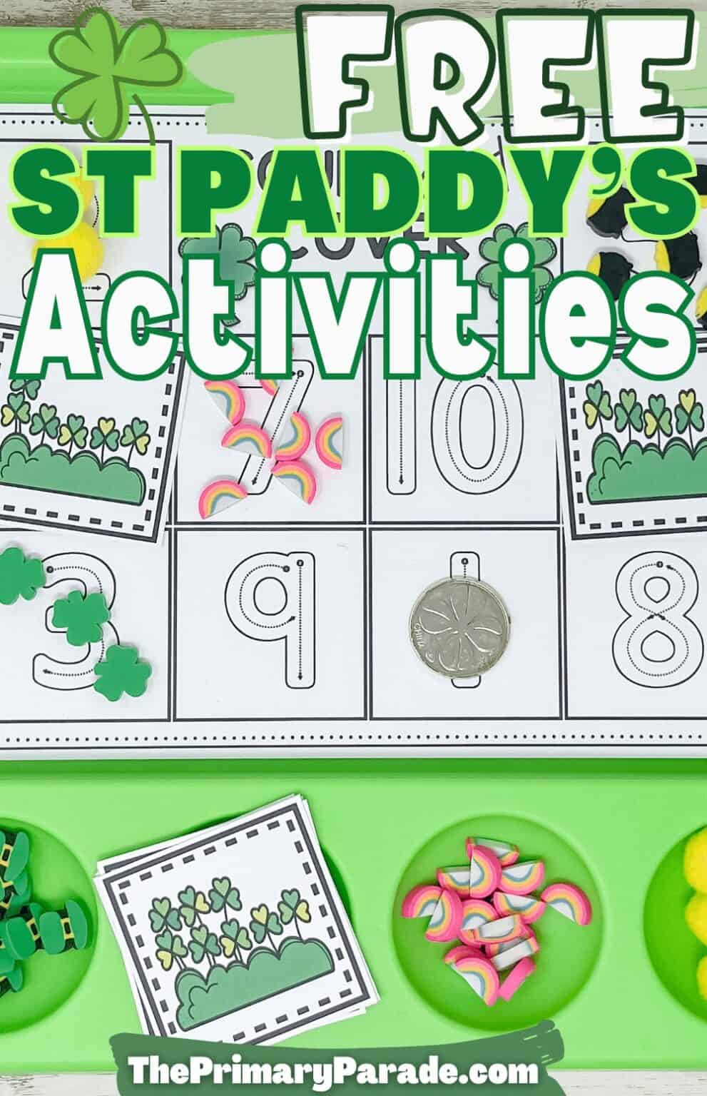 Free St. Patrick’s Day Counting Mat - The Primary Parade