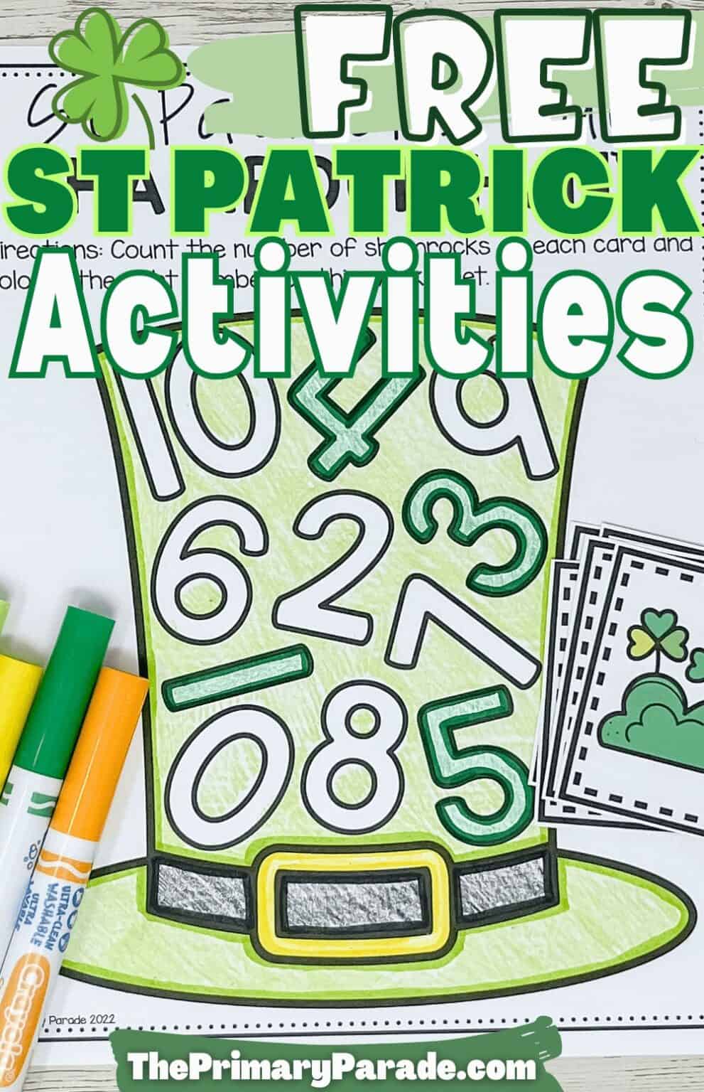 St. Patrick’s Day Shamrock Hunt Math Fun - The Primary Parade