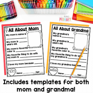 28 Cutest Preschool Mothers Day Cards Ever - The Primary Parade