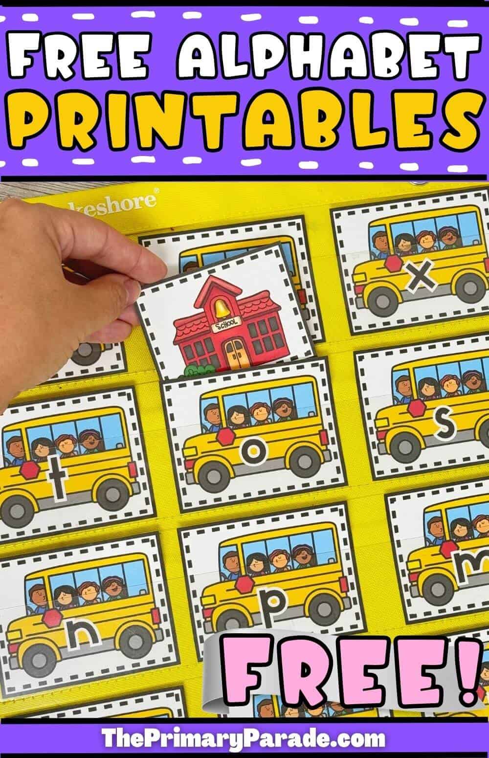 Fun & Free Letter Recognition Game for Preschoolers - The Primary Parade