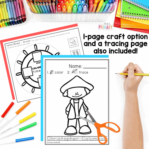 Preschool Columbus Day Crafts and Activities - The Primary Parade